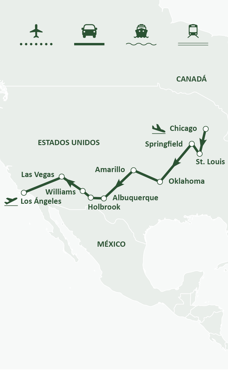 AUTO-RUTA ICONICA RUTA 66 | Icárion
