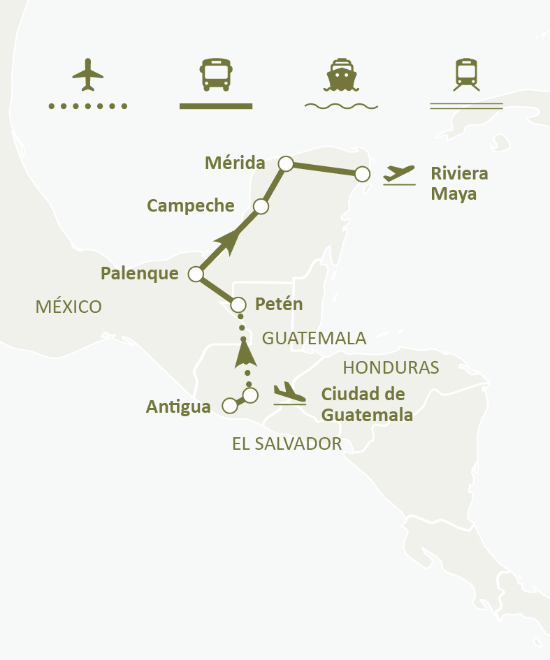DE GUATEMALA AL MEXICO MAYA | Icárion
