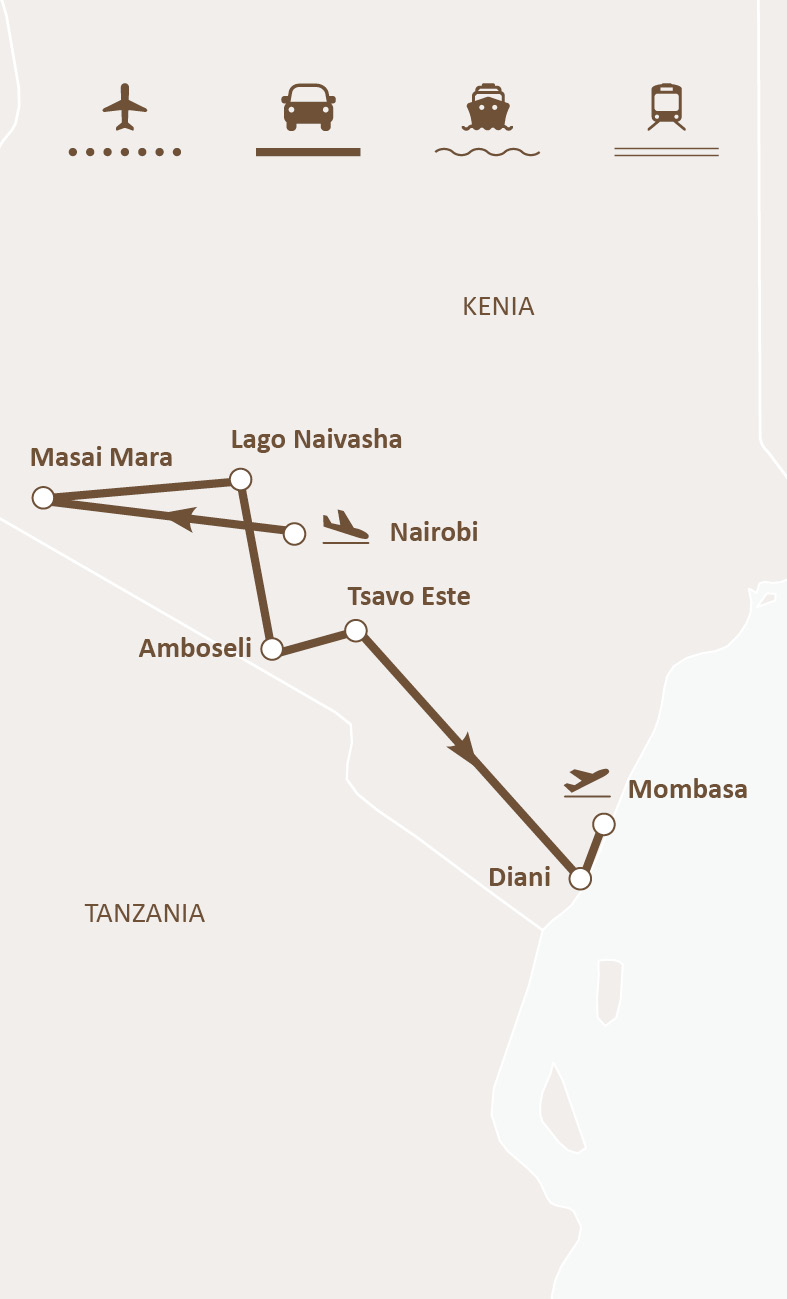 SAFARI BAHARI Y DIANI | Icárion