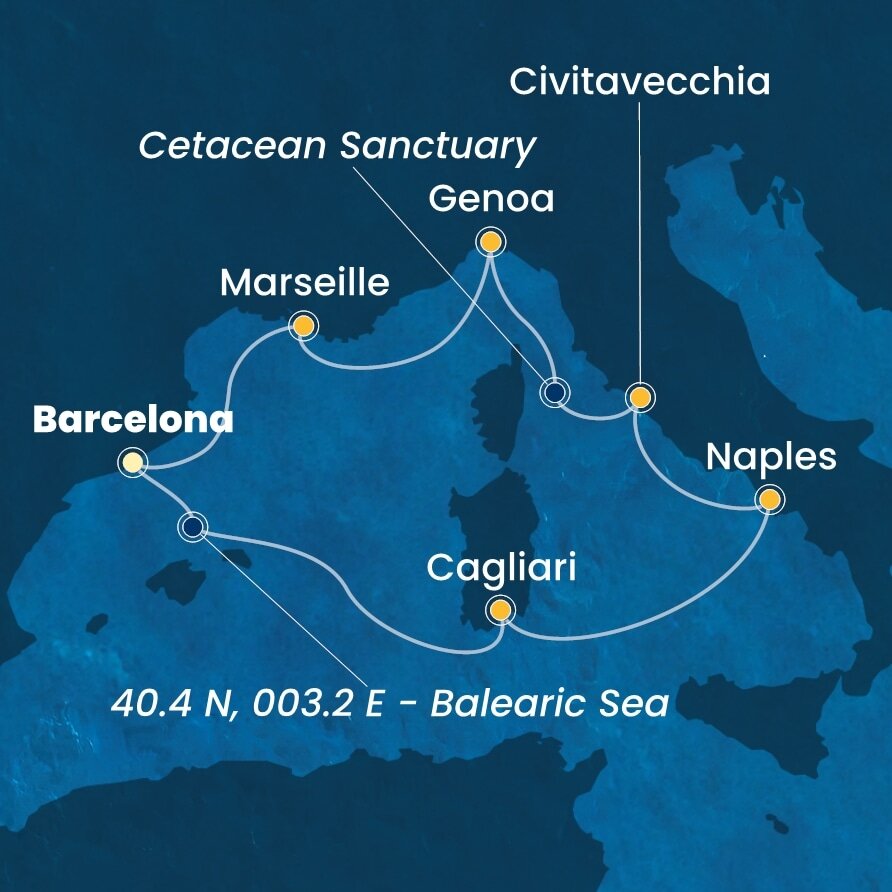 COSTA SMERALDA POR EL MEDITERRÁNEO