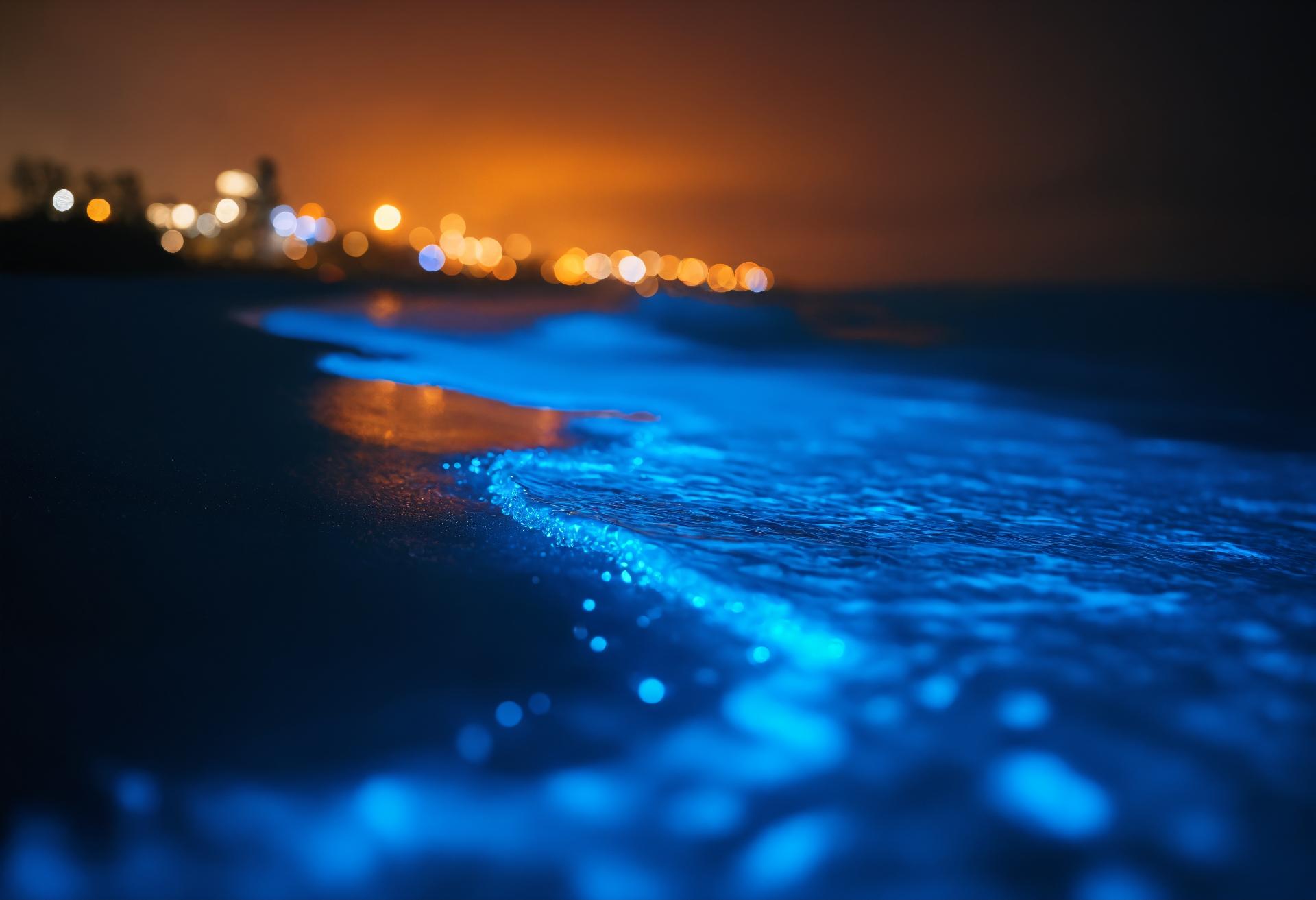 5 destinos para observar la bioluminiscencia marina