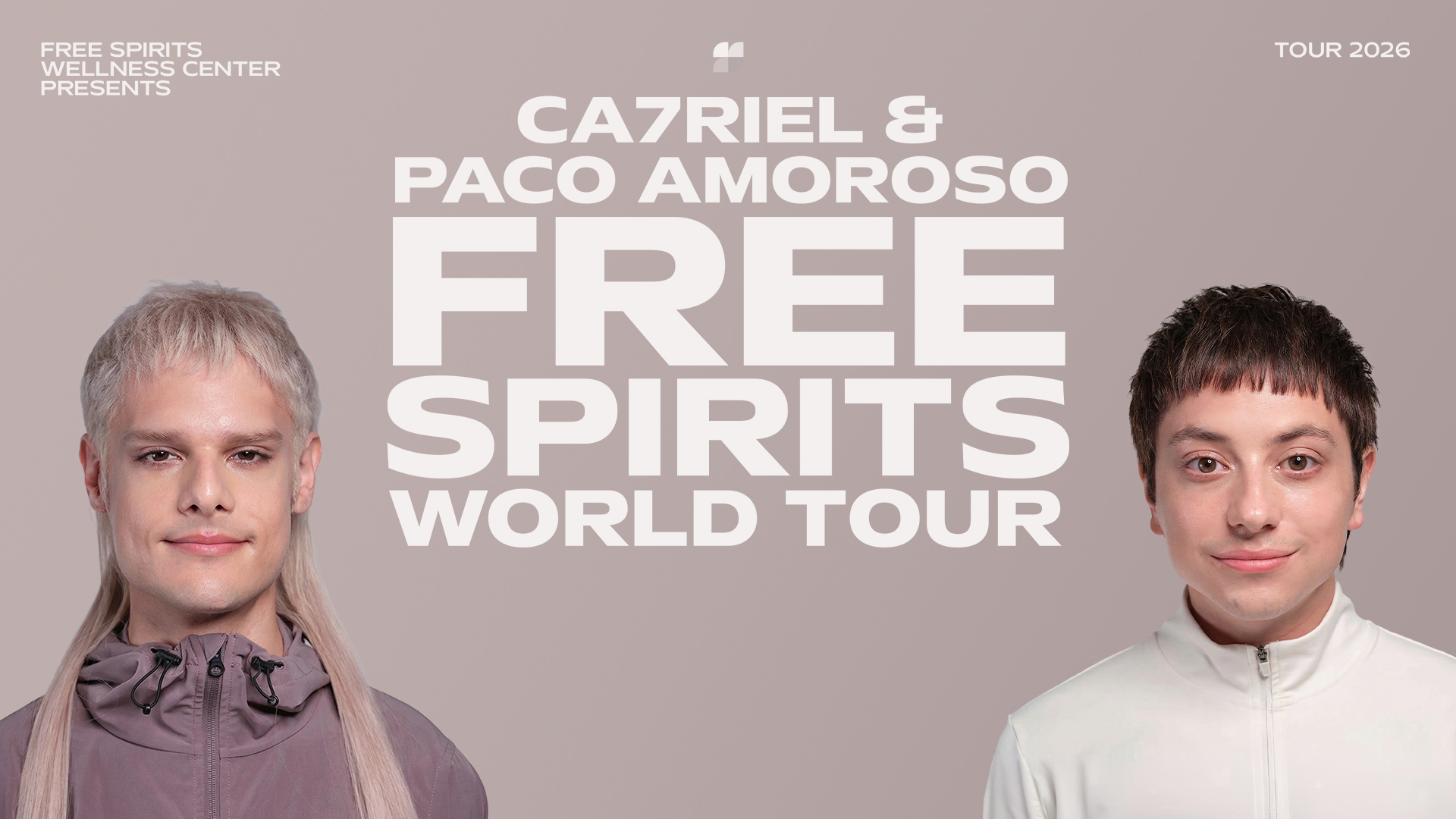 CA7RIEL & Paco Amoroso llegan a España con FREE SPIRITS World Tour